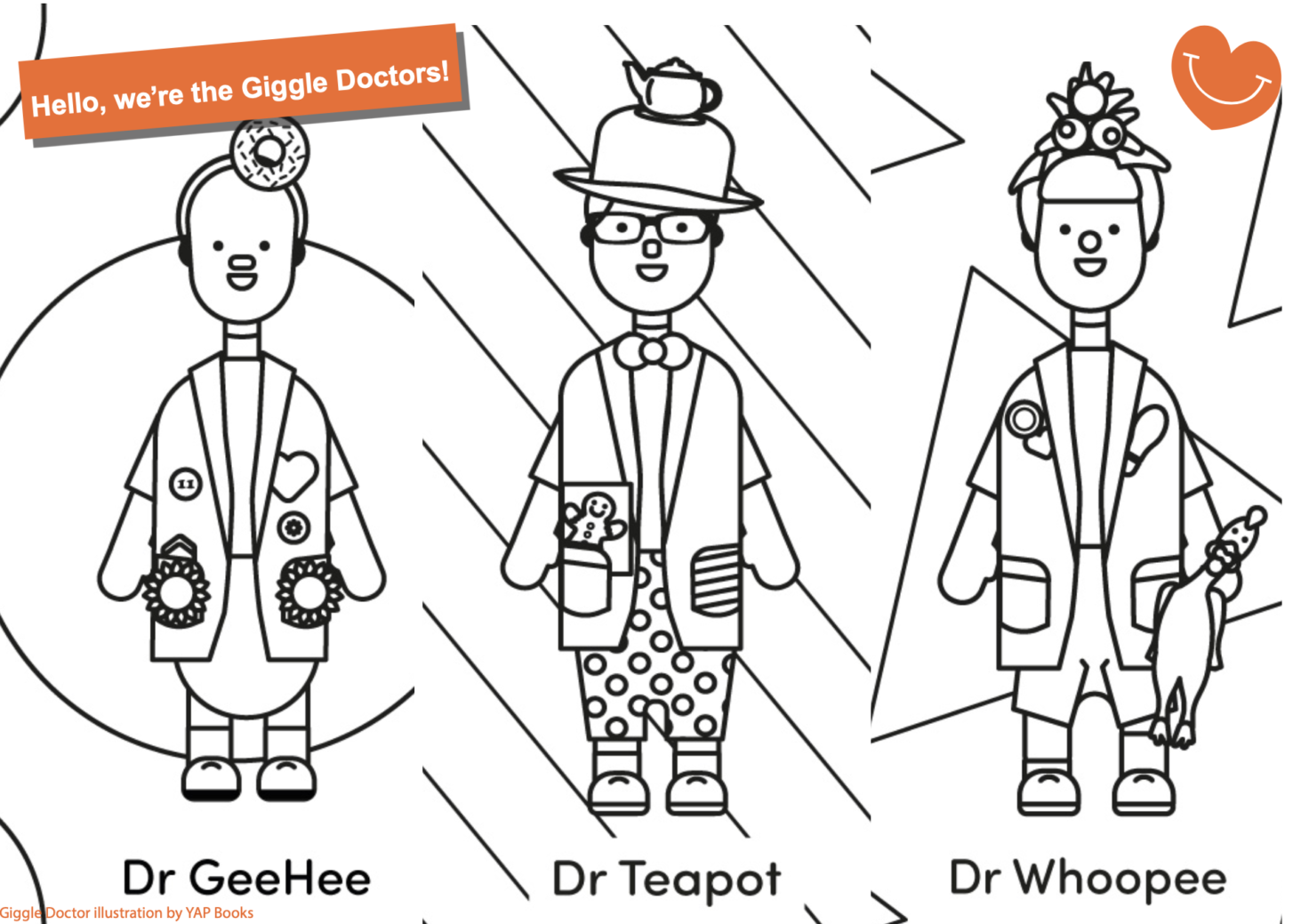 Giggle Doctor Colouring in Activities! - Theodora Children's Charity