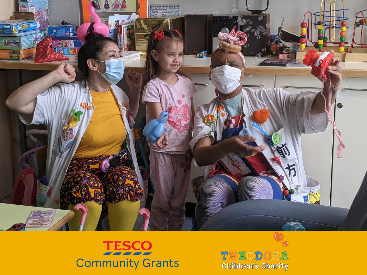 Vote for us to win a Tesco Community Grant - Theodora Children's Charity